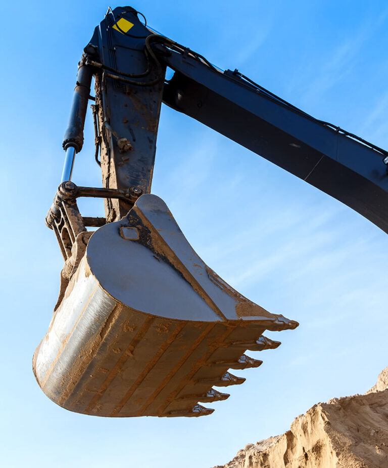 Baggervermietung und -einsatz - Delta Container